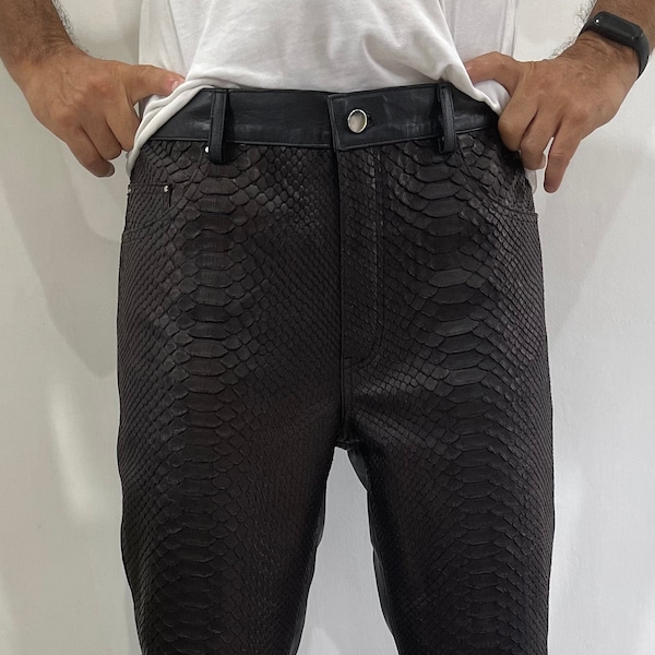 Leather Pants - Etsy
