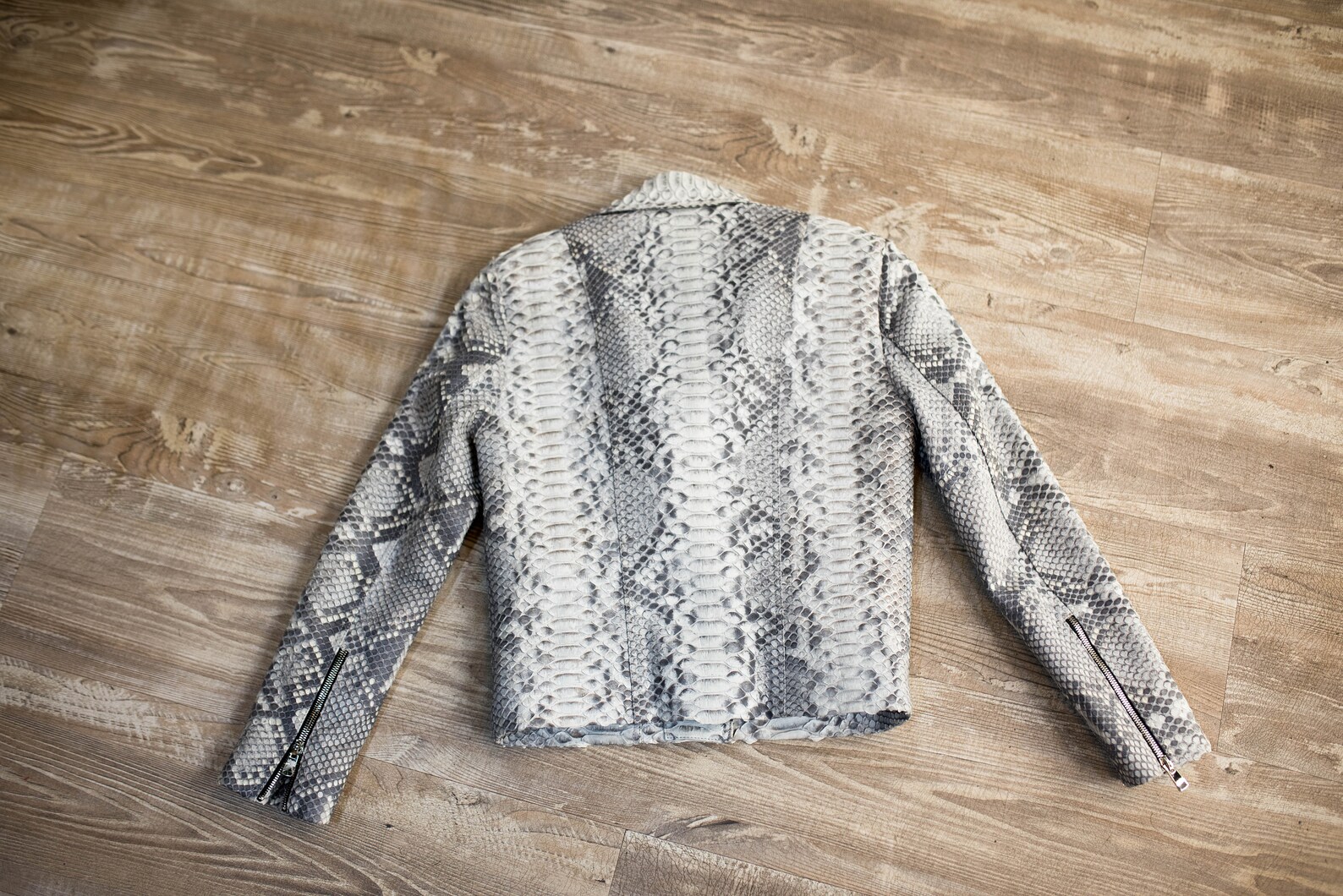 Womens Snakeskin Jacket Python Leather Moto Jacket Biker | Etsy