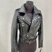 Custom Python Leather Jacket, Womans Biker Snakeskin Jacket, King ...