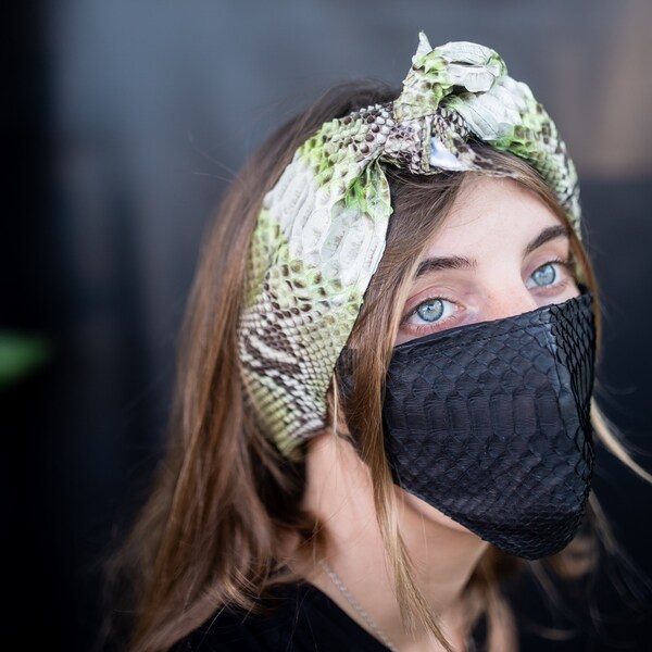 Leather Face Mask - Etsy