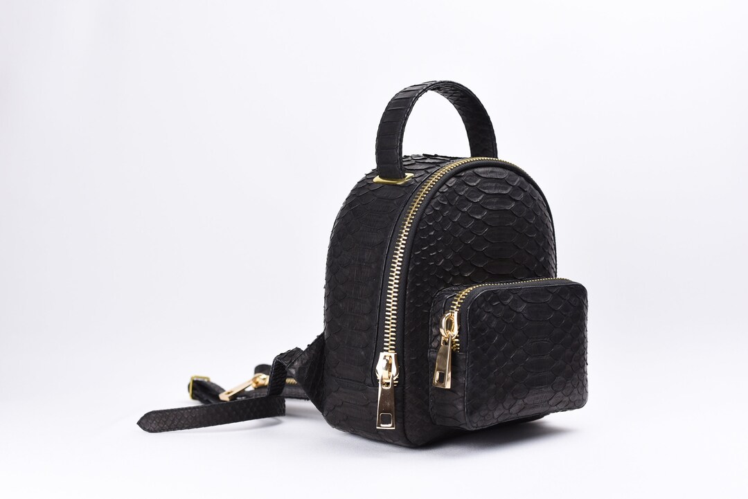 Snakeskin Backpack,dragon Python Leather Rucksack,python Snakeskin ...