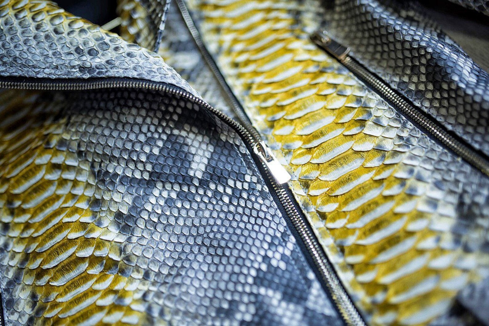 Snakeskin Jacket Python Leather Jacket Woman's Biker | Etsy