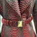 Woman Snakeskin Jacket red Python Leather Jacket Woman Red - Etsy