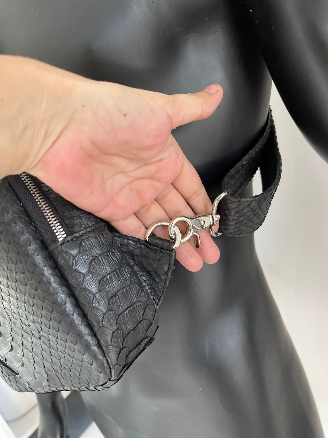 Snakeskin Backpack Unisex Python Leather Backpack Leather - Etsy