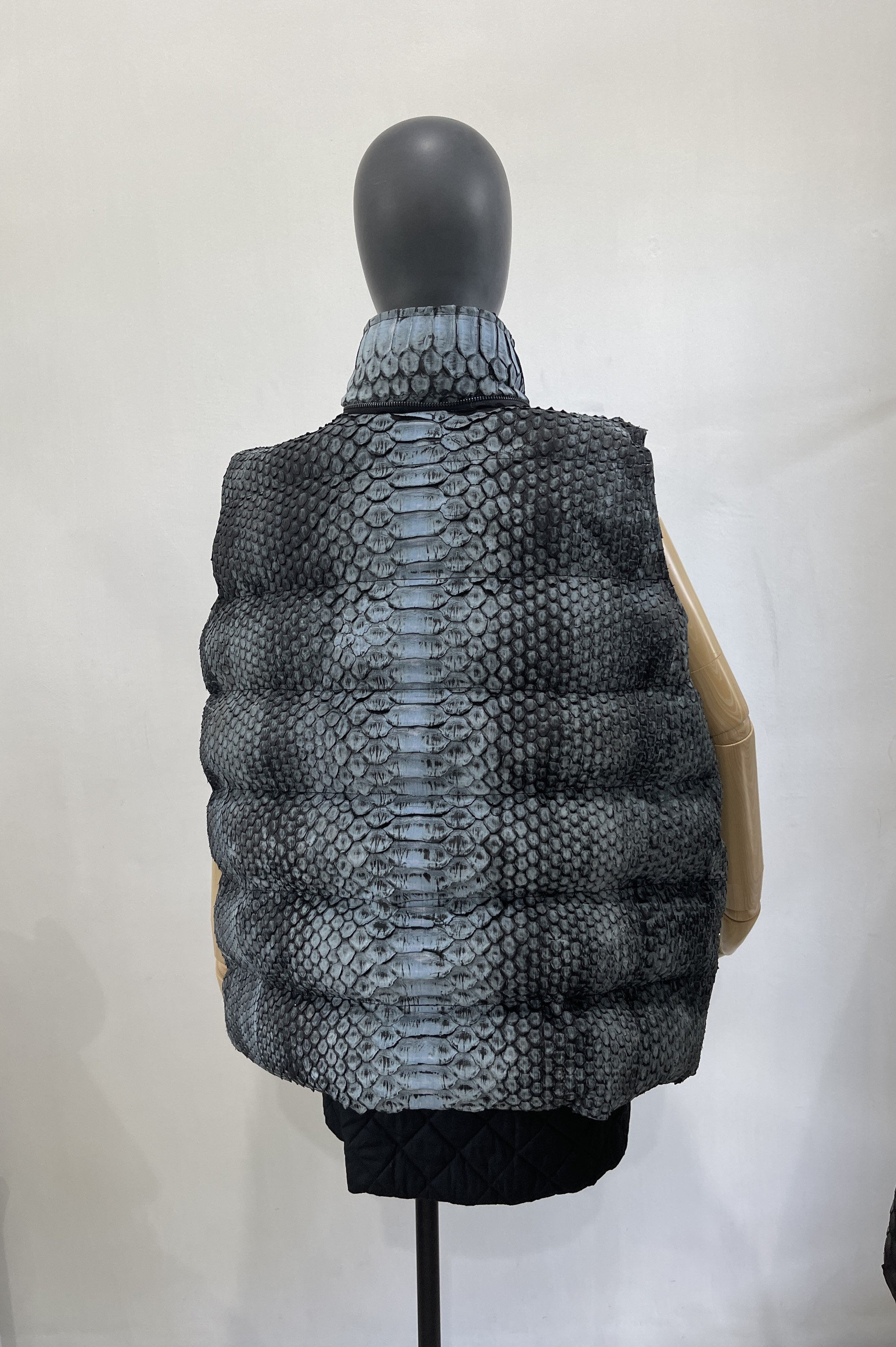 Dragon Python Leather Vest King Python Vest Womens - Etsy