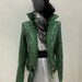 Custom Python Leather Biker Jacket, Leather Jacket for Women, Dragon ...