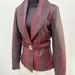 Woman Snakeskin Jacket red Python Leather Jacket Woman Red Snakeskin ...