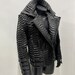 Mans KING Snakeskin Biker Jacket, Black Python Leather Jacket for Men ...
