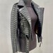 Custom Python Leather Jacket, Womans Biker Snakeskin Jacket, King ...