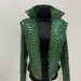 Custom Python Leather Biker Jacket, Leather Jacket for Women, Dragon ...