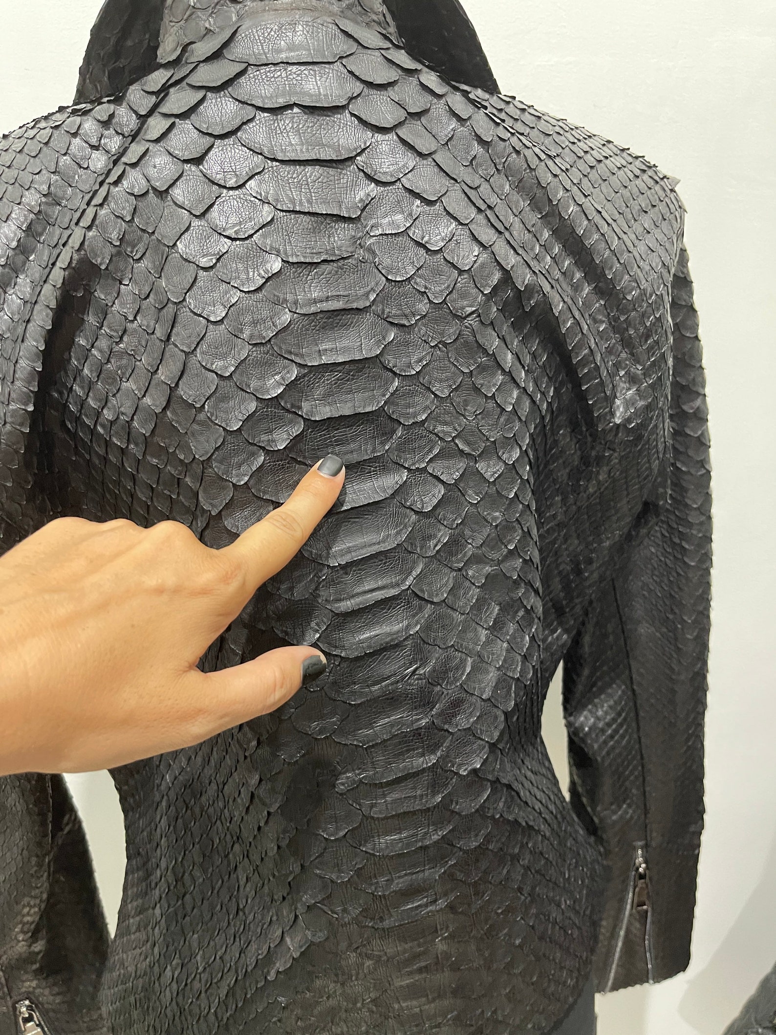 King Python Leather Jacket Women's Snakeskin Jacket - Etsy