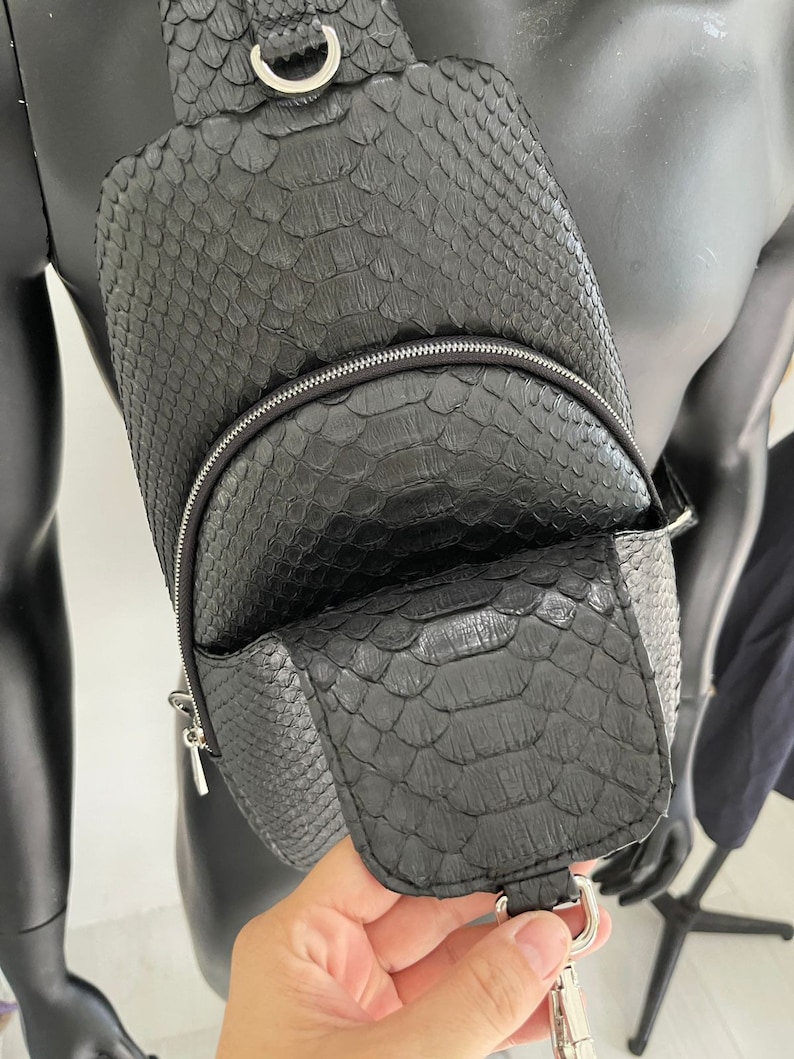 Snakeskin Backpack Unisex Python Leather Backpack Leather - Etsy