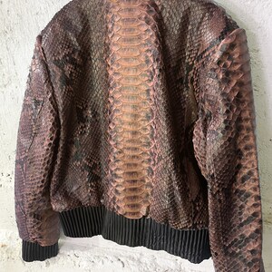 Man’s KING Snakeskin Bomber Jacket, Custom Jacket for Men, Dragon ...