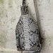 Snakeskin Backpack Unisex King Python Leather Backpack - Etsy