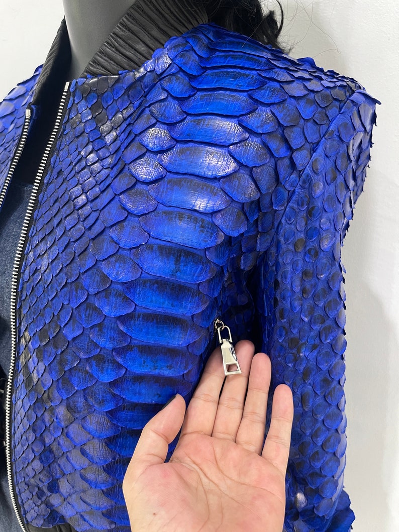Custom Python Leather Bomber Jacket Leather Jacket for Women - Etsy
