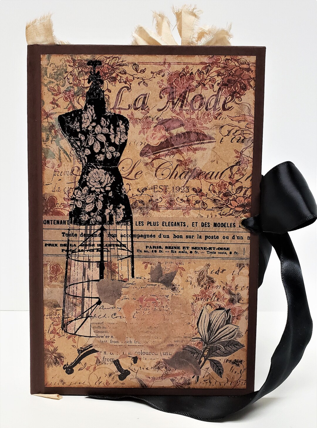 Handmade Victorian Junk Journal - Etsy