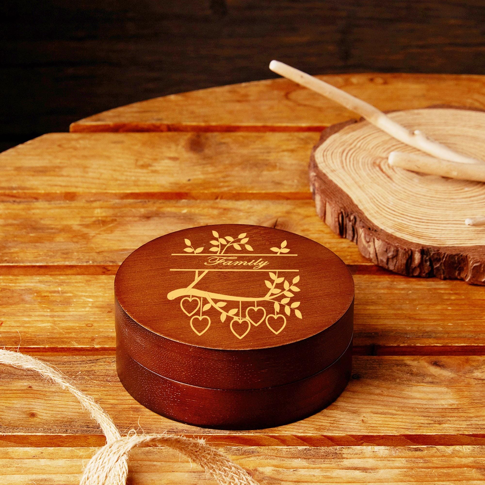 Personalized Family Tree Picture Ashtray,japanese-style Retro Bamboo ...