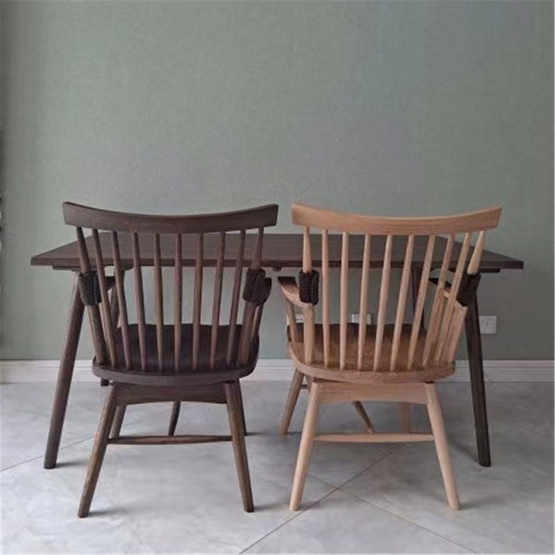 Creative Solid Wood Swivel Chair Japanese-style Study Chair - Etsy