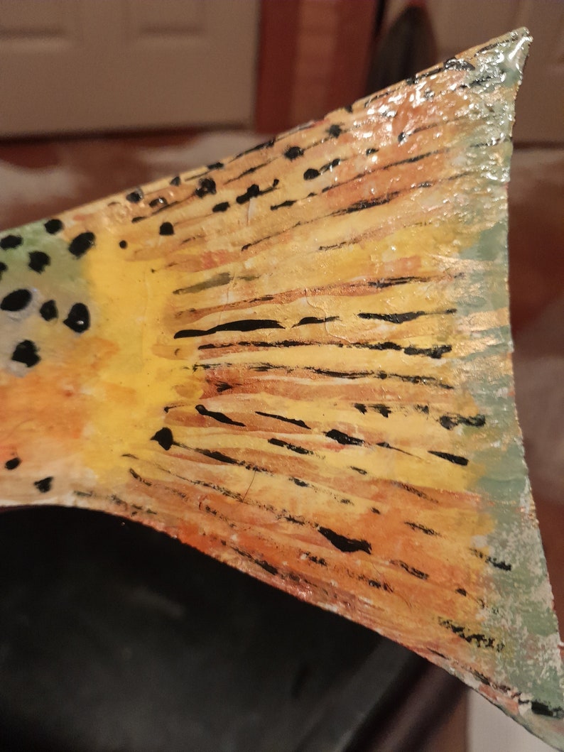 Hand Carved, Hand Painted Brown Trout - Etsy