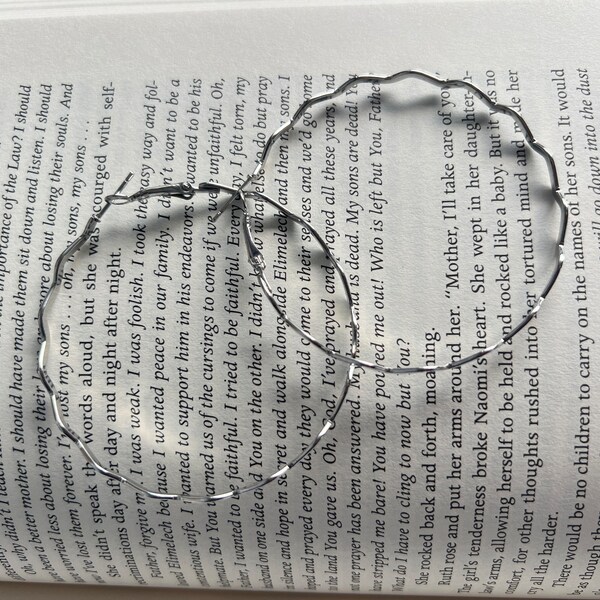 Modern Hoop Earrings - Etsy