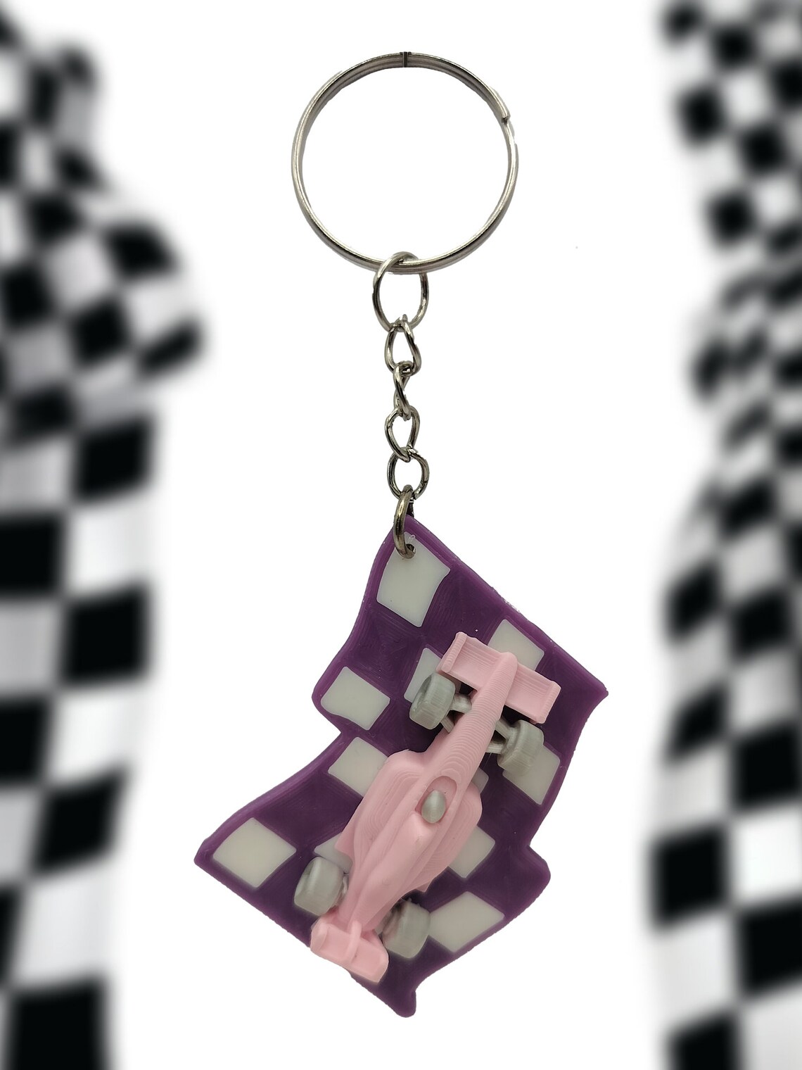 3D Printed F1 Keychain Full Color Fidget Toy Gift Formula 1 Ferrari ...