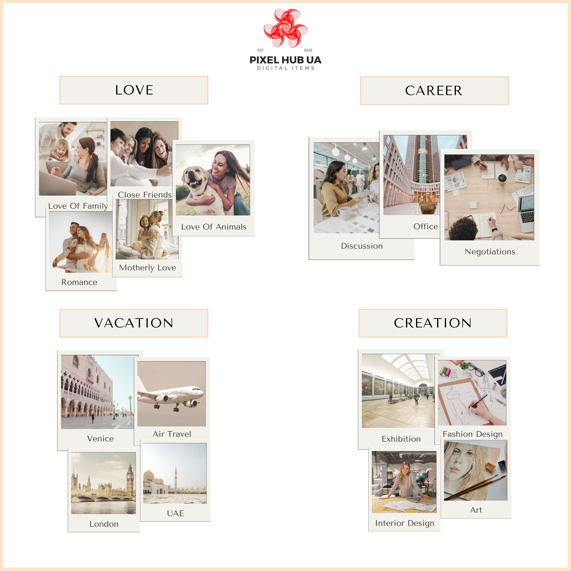 Visualisation Board, Inspiration Beige Wall Art, Vision Board Images ...