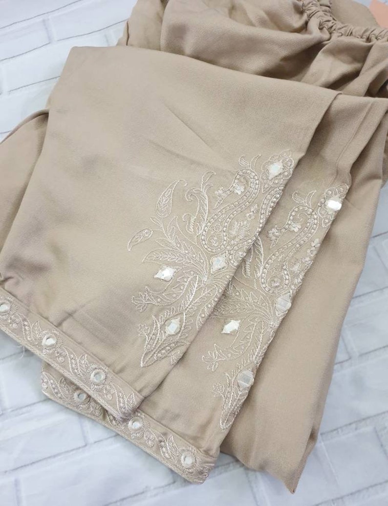 Beige Pakistani Shalwar Pants Trousersbeige Pants Women - Etsy UK