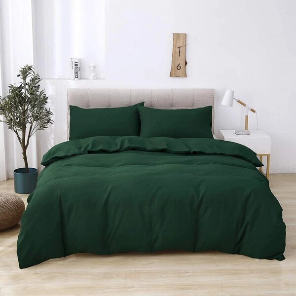Forest Green Duvet Cover - Etsy