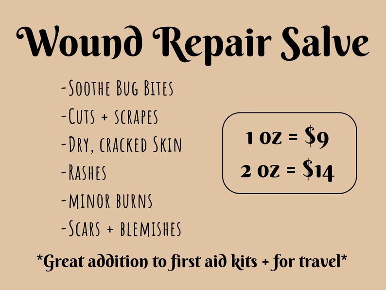 Wound Repair Salve - Etsy