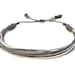 Gray String Bracelet | Adjustable Grey Cord Bracelet | Surfer Bracelet ...