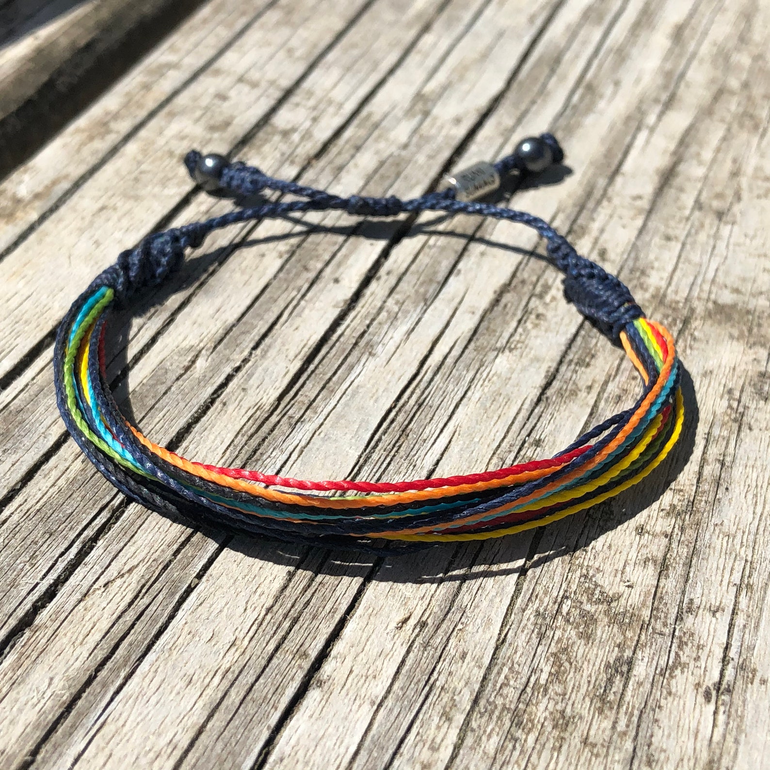 Wax Thread Bracelet Colorful Bracelet Multi Strand String | Etsy