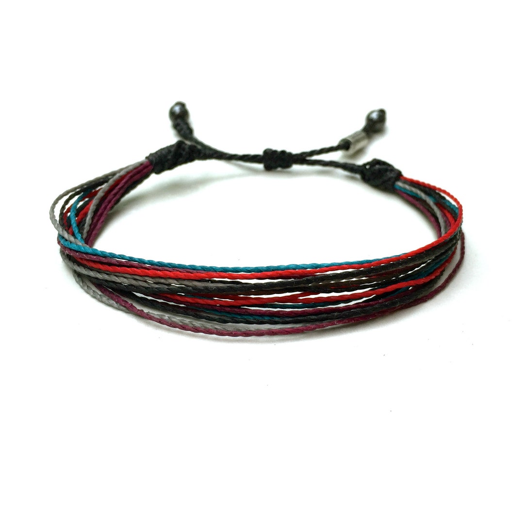 Mens String Bracelet | Teen Boy Bracelet | Mens Thread Bracelet | Bday ...