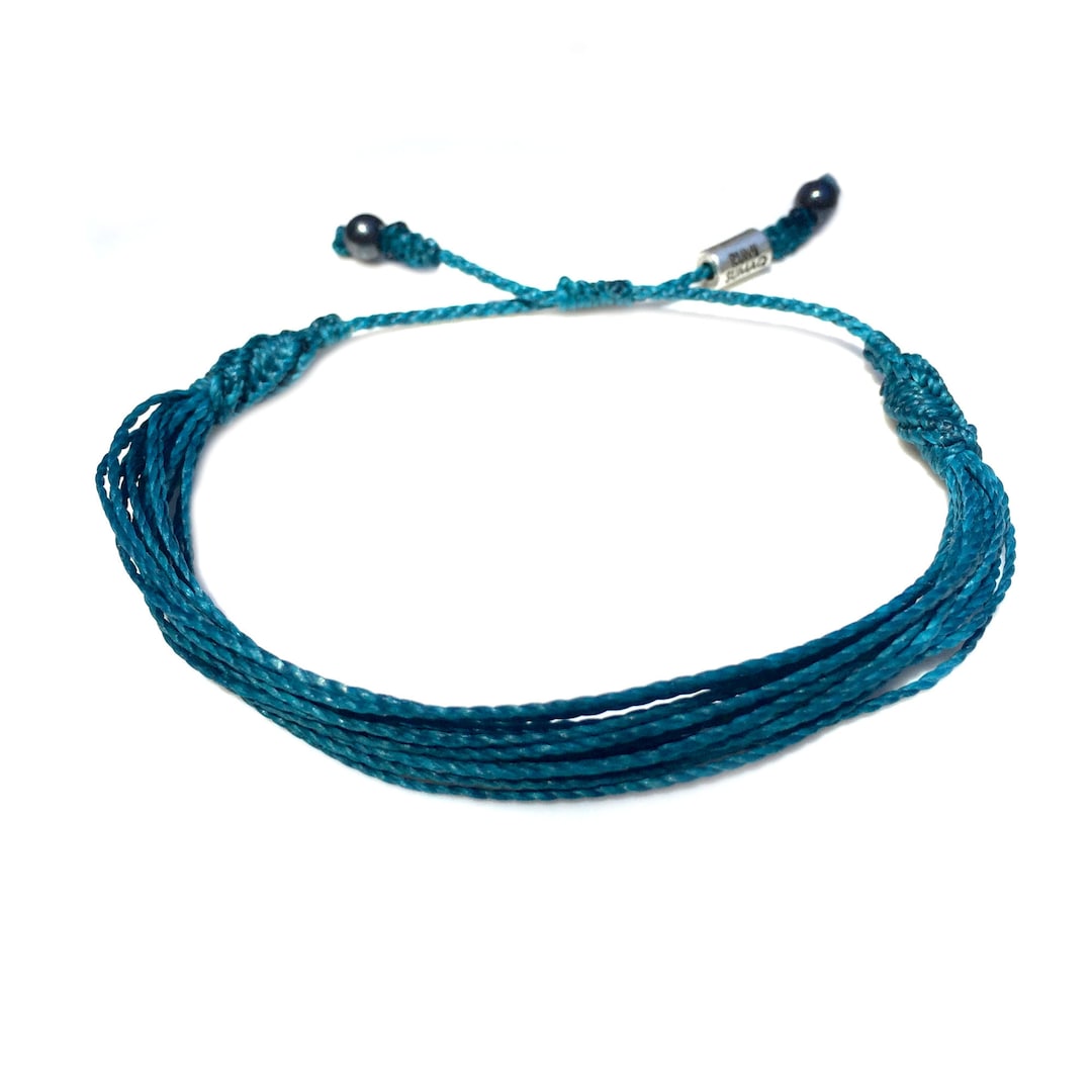 Teal Awareness Bracelet | Ovarian Cancer Awareness Bracelet | Teal PCOS ...