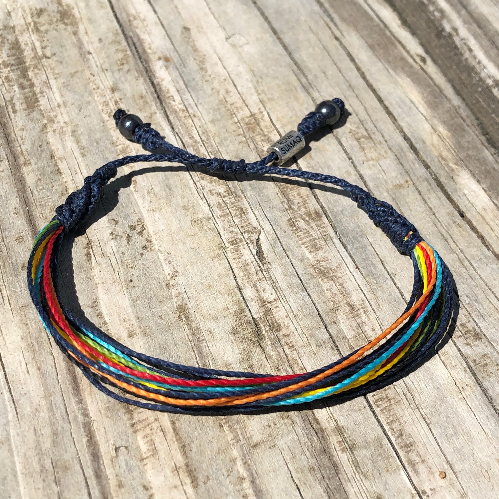 Wax Thread Bracelet Colorful Bracelet Multi Strand String | Etsy