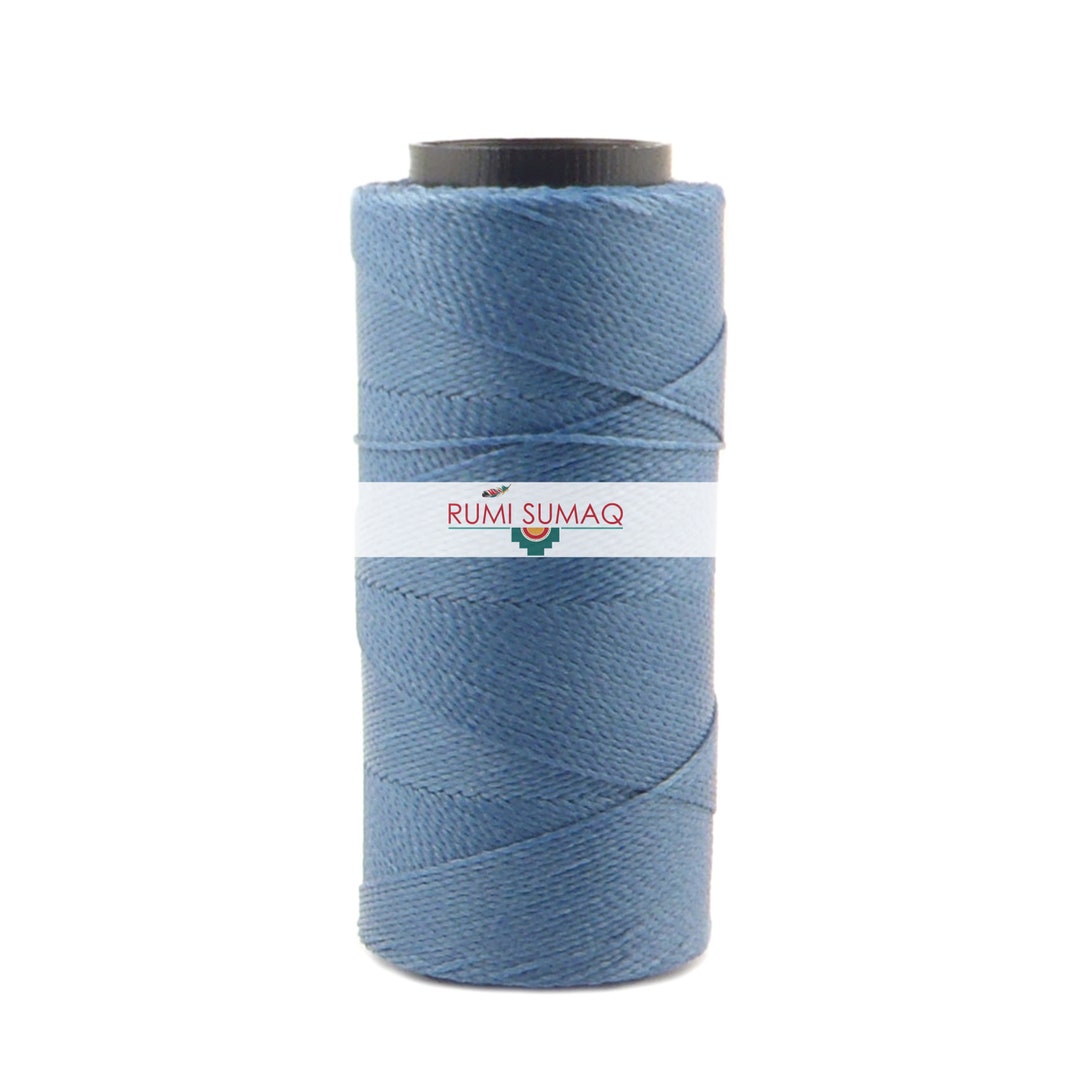 Settanyl Cord 0721, Waxed Polyester Thread Morning Glory Blue, 1mm Wax ...