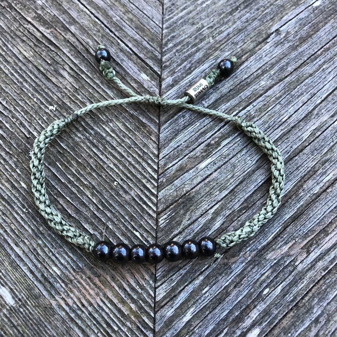 Sage Green Bracelet | Green Macrame Bracelet | Green Yoga Bracelet ...