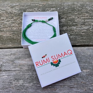 Green Organ Donation Awareness Bracelet, Handmade Adjustable String ...