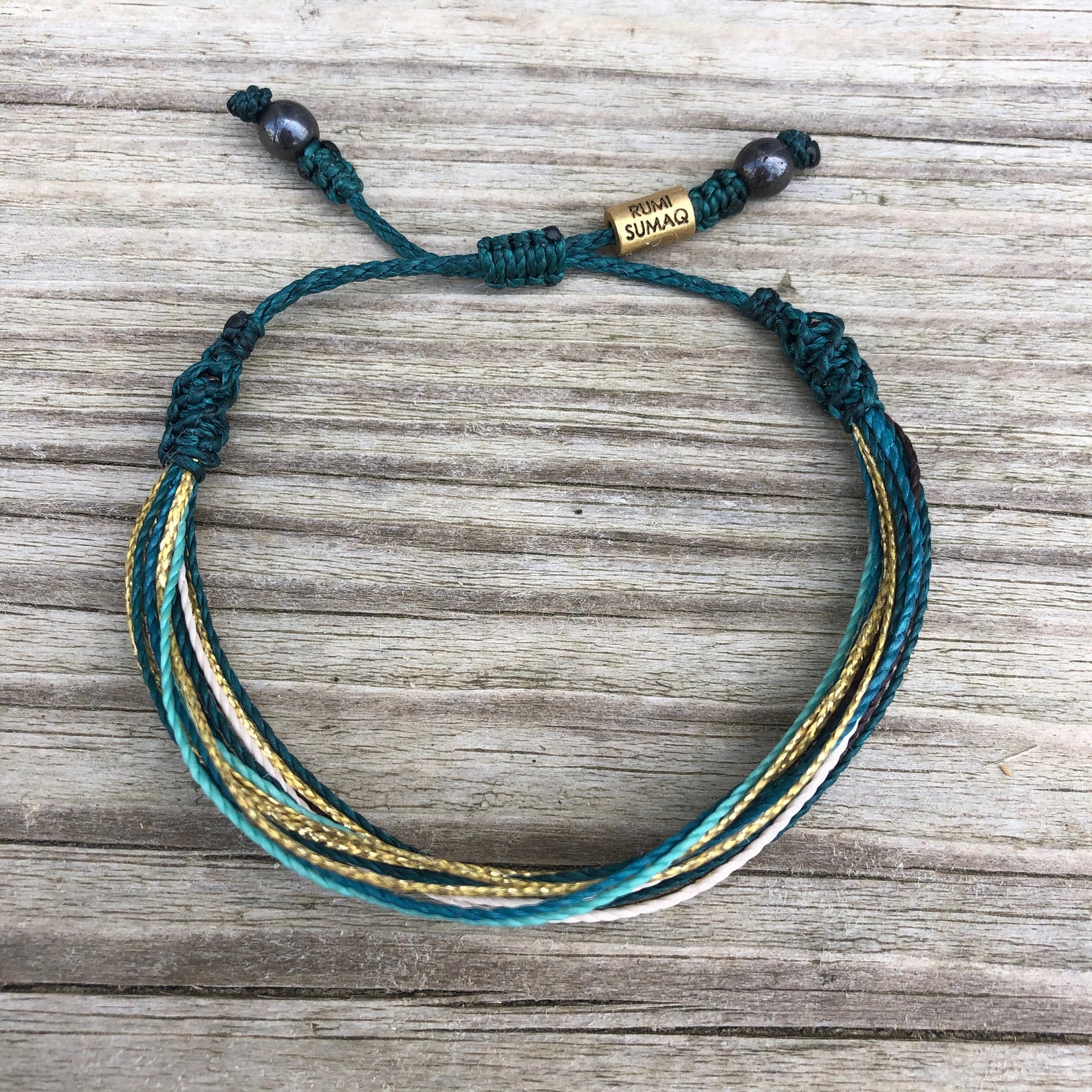 Emerald Green and Gold Bracelet Metallic Gold and Green | Etsy