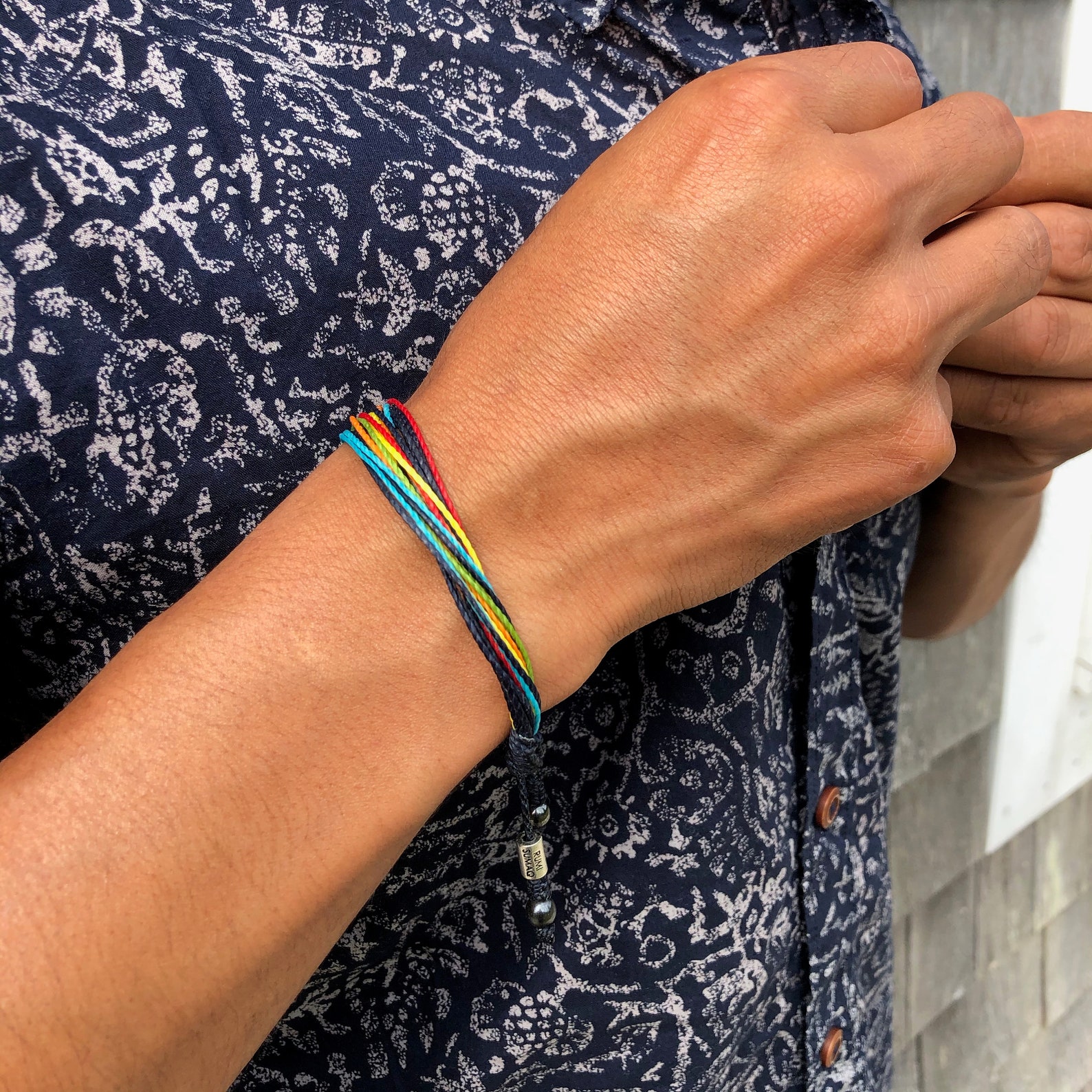 Wax Thread Bracelet | Colorful Bracelet | Multi Strand String Bracelet ...