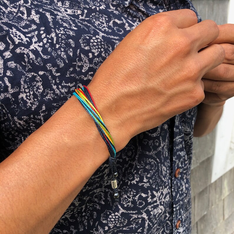 Wax Thread Bracelet | Colorful Bracelet | Multi Strand String Bracelet ...