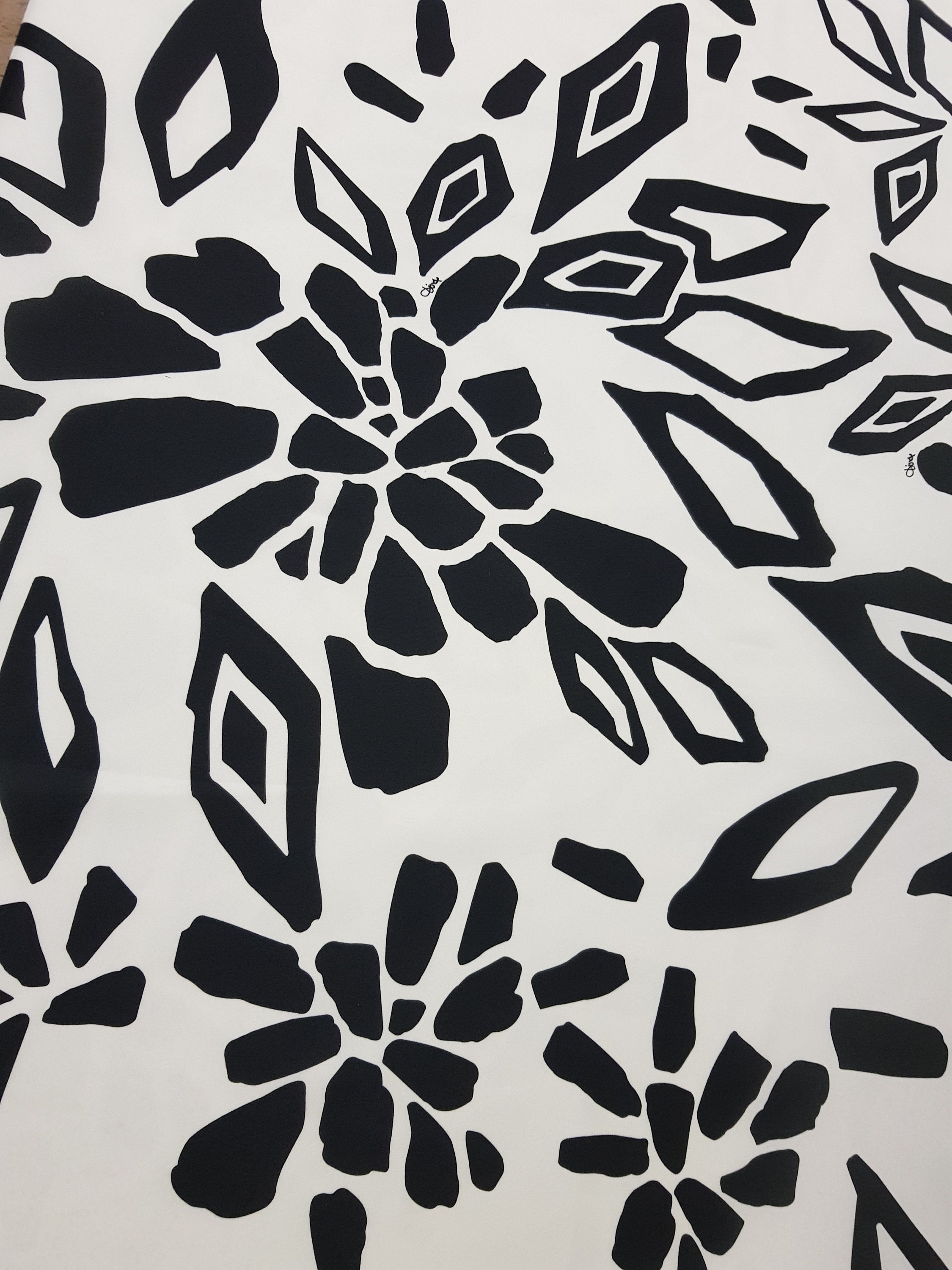 Designer Print Fabric, Genuine Design, Poliester Fabric for Women's ...