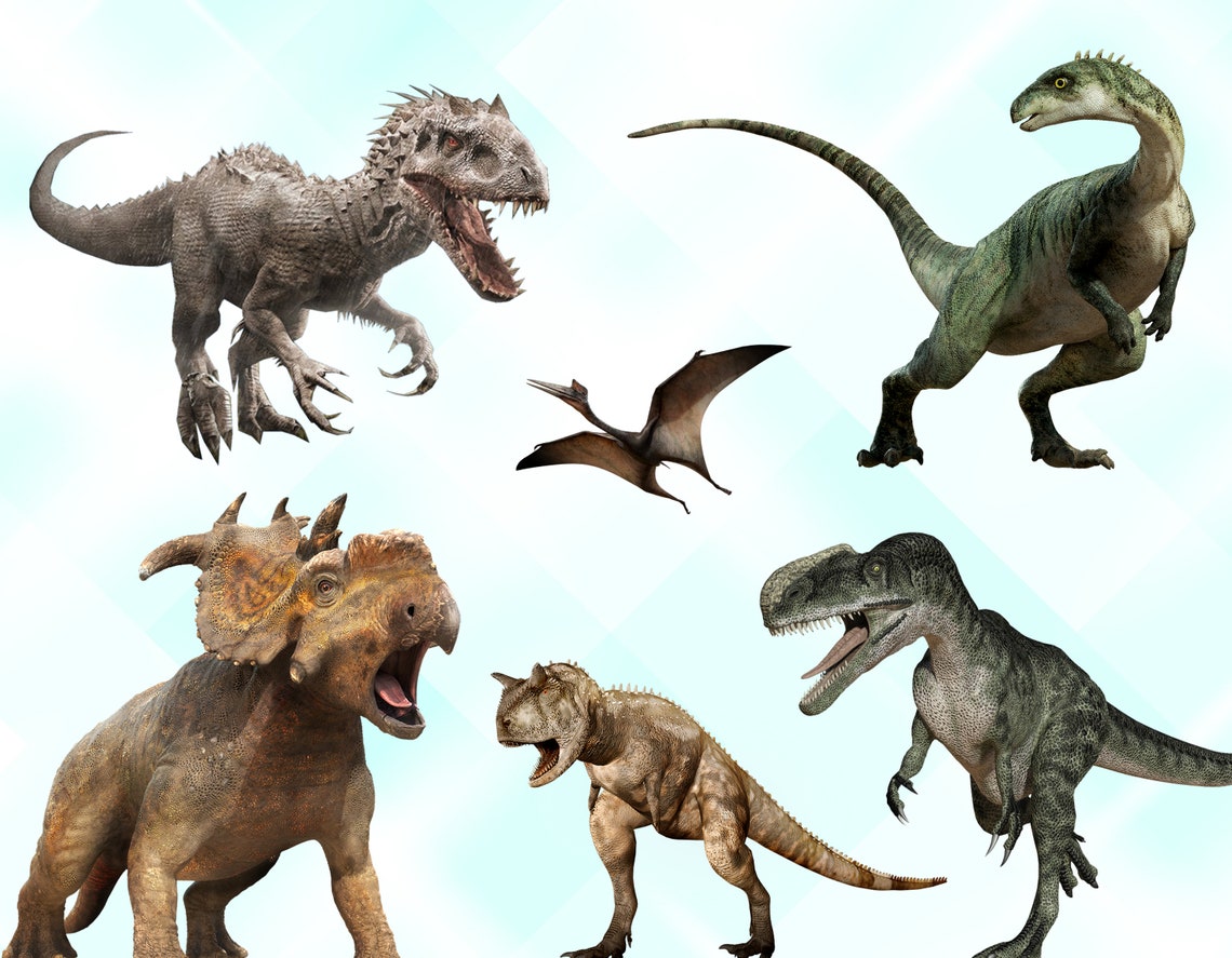 Jurassic World Clipart Jurassic Park PNG Characters | Etsy