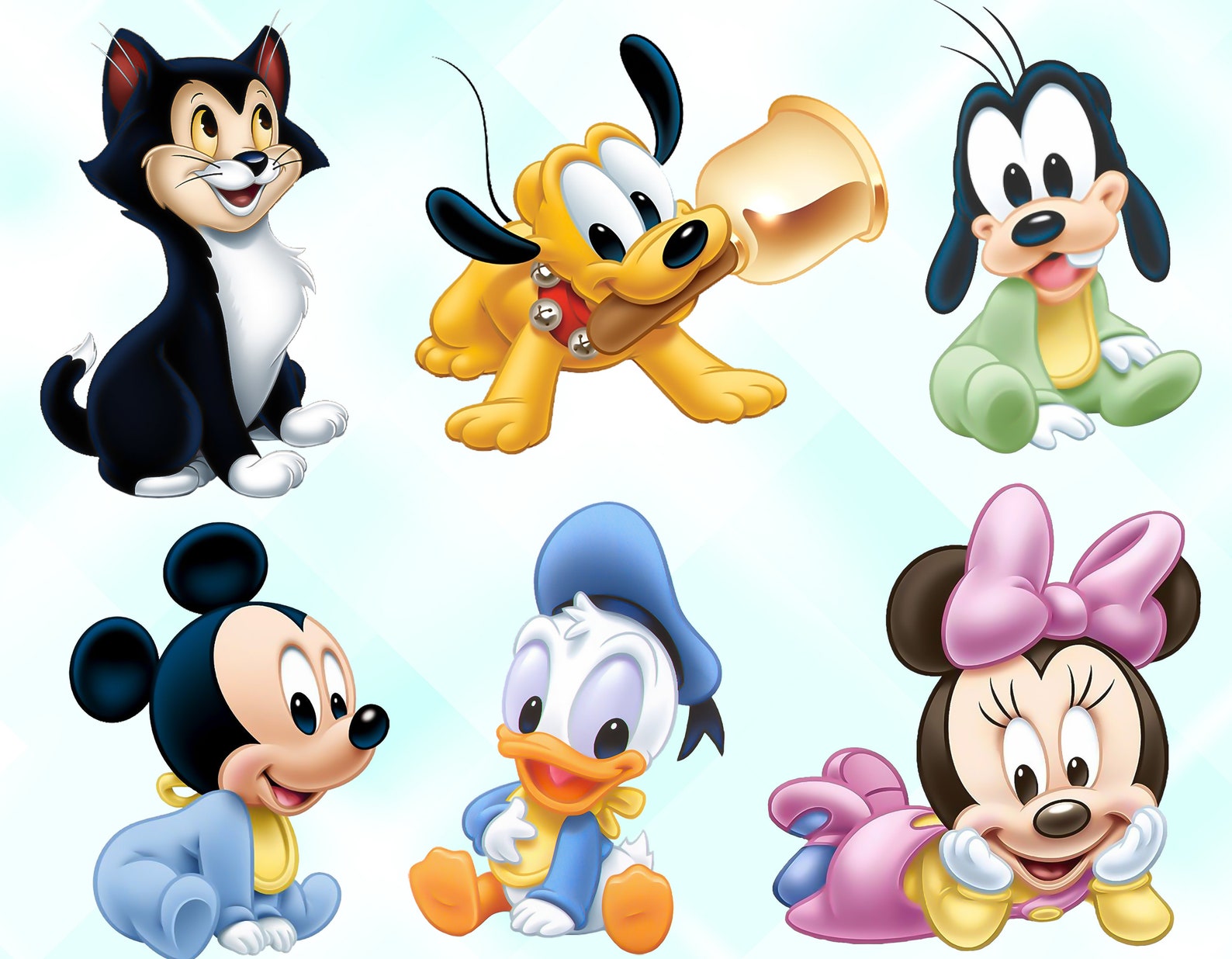 Disney Babys Clipart Disney Baby PNG Dateien Baby Mickey | Etsy