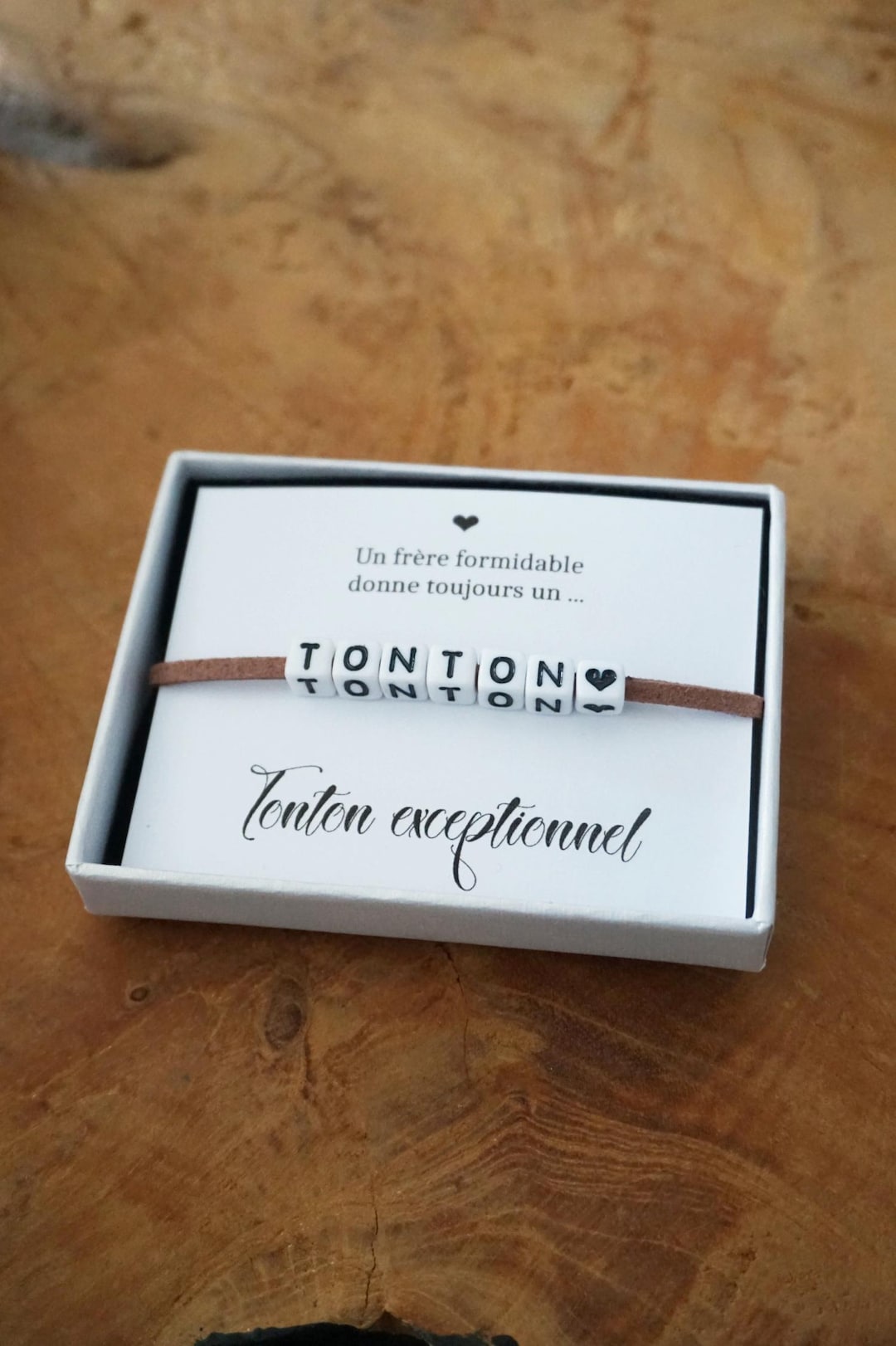 Uncle Cord Bracelet – Uncle Message Card – Personalized Uncle Gift With ...