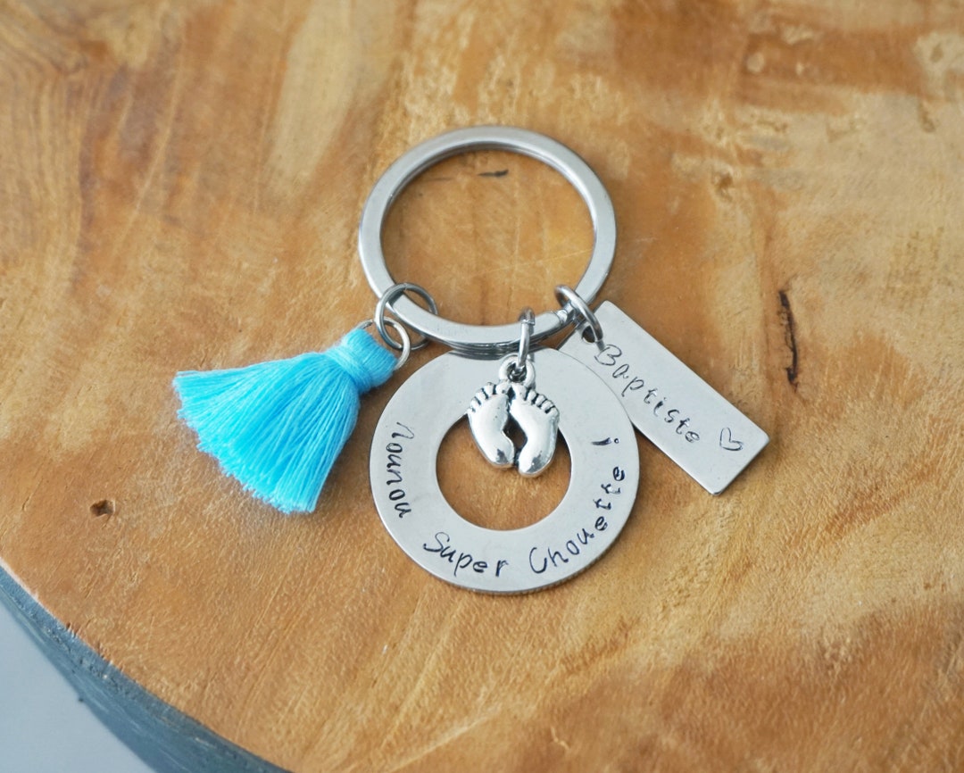 Super Cute Nanny Key Ring Child's First Name Personalized Nanny ...