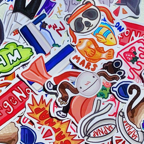 LIMITED Tntduo Chibi Stickers DSMP / Dream SMP Alex - Etsy