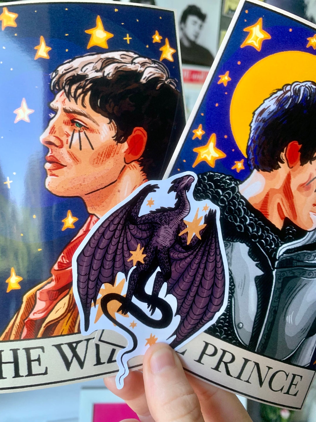 BBC Merlin Tarot Print and Sticker Pack - Etsy