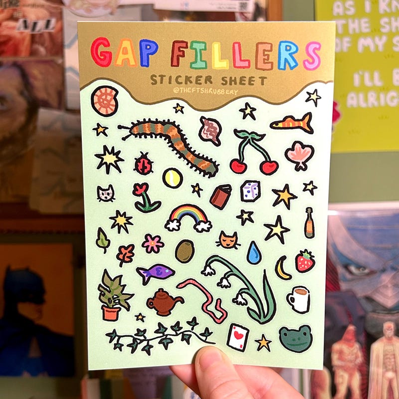 Bug Filler Stickers - Etsy UK