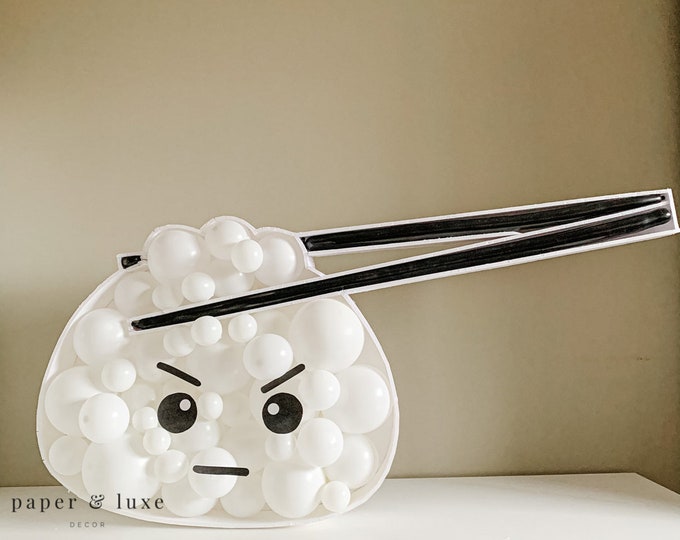 DIY Dumpling Balloons, Dumpling Birthday Theme, Dumpling Theme Baby ...
