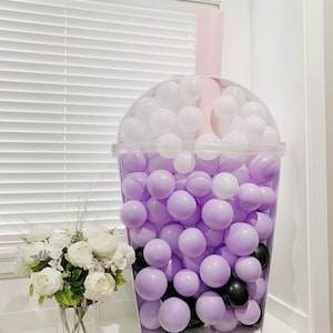 DIY Boba Balloon Workshop, Boba Party Ideas, Bubble Tea Party, Boba ...